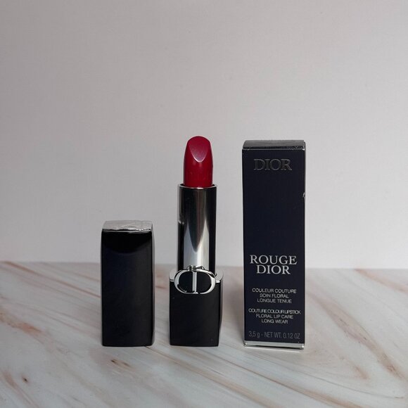 Dior | Makeup | Dior Rouge Dior Lipstick Vibrant Red 999 | Poshmark